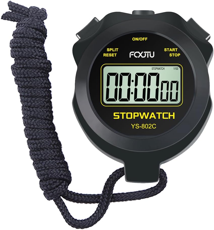 Amazon.com: AKOAK Sports and Referee Digital Stopwatch Timer/W Bonus ...