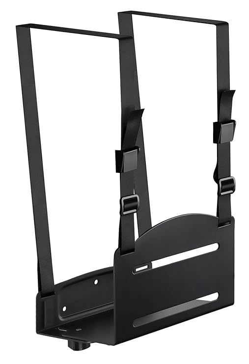 Mount-It! CPU Wall Mount Bracket, Desktop Computer Tower Holder with ...