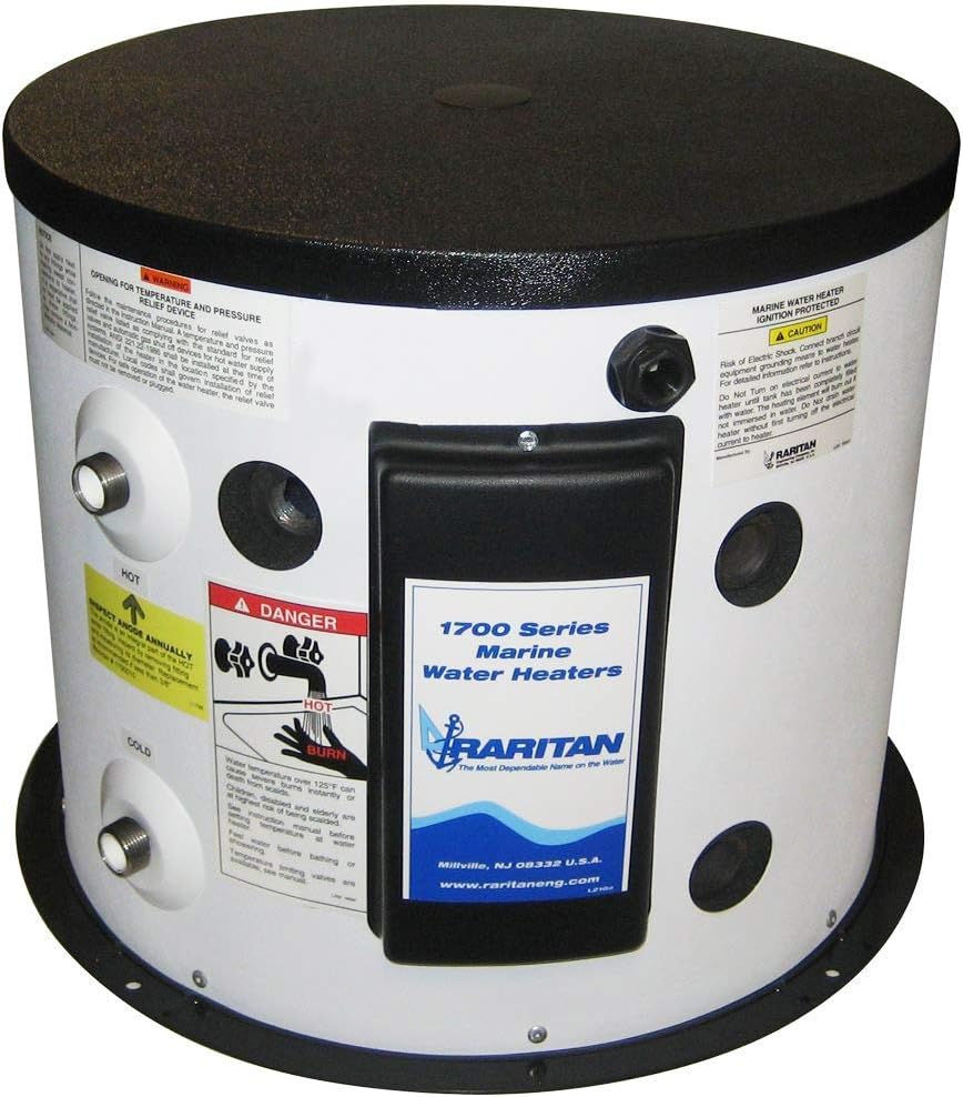 Raritan 6 Gallon Water Heater - 240 Volt, w/Heat Exchange - Standard ...
