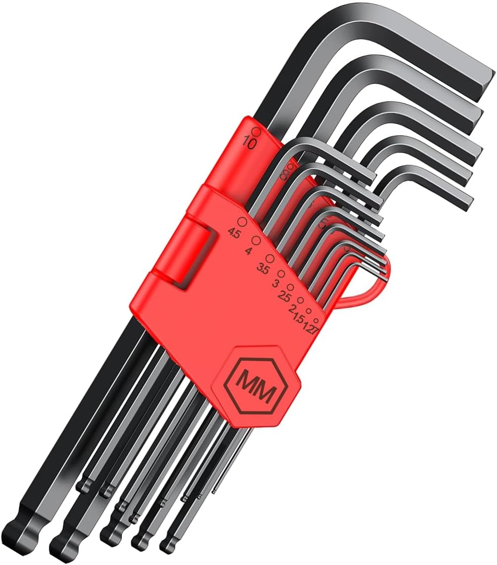 KS Tools - 151.2800 - Jeu de clés allen 1,5 à 10 mm - 9 clés mâles ...