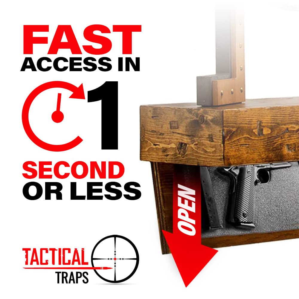 Buy Tactical Traps Defender 45R Gun Shelf with Trap Door | Long-Barrel ...