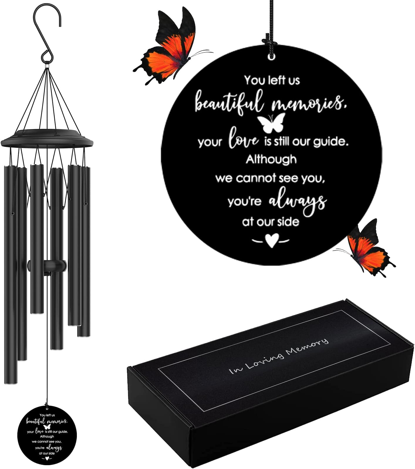 Amazon.com : 35" Memorial Wind Chimes for Loss of Loved One Prime ...