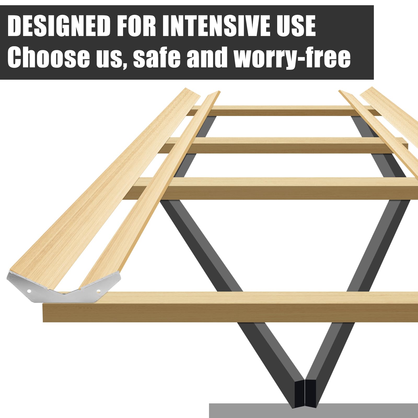 Snapklik.com : 8 Pcs Pontoon Wing Brackets Pontoon Trailer V Wing Bunk ...