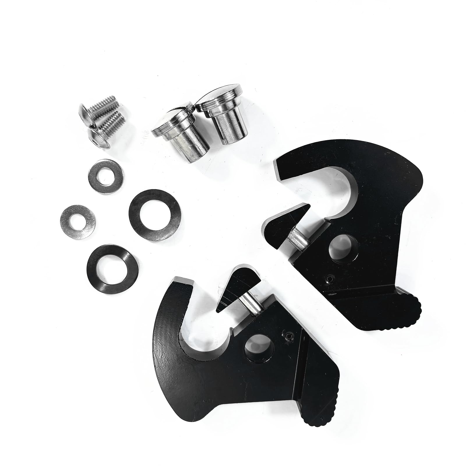 Snapklik.com : Black Mounting Luggage Rack Sissy Bar Docking Latch ...