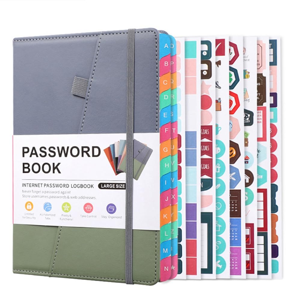 Closer Carnet de de passe avec onglets alphabétiques pour personnes ...