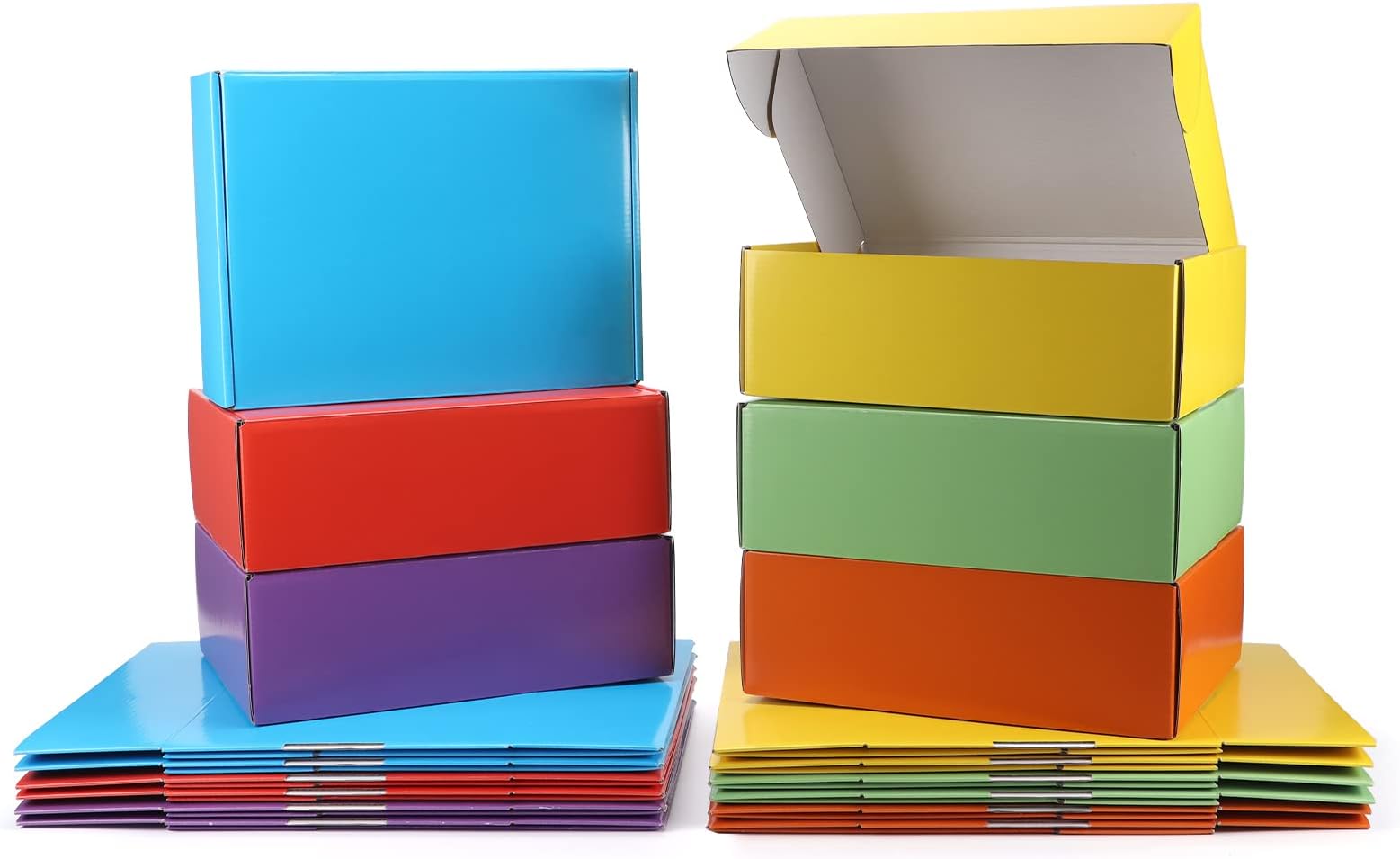 Amazon.com: Orange Shipping Packaging Boxs KAXILU 20pcs Shipping Boxs ...