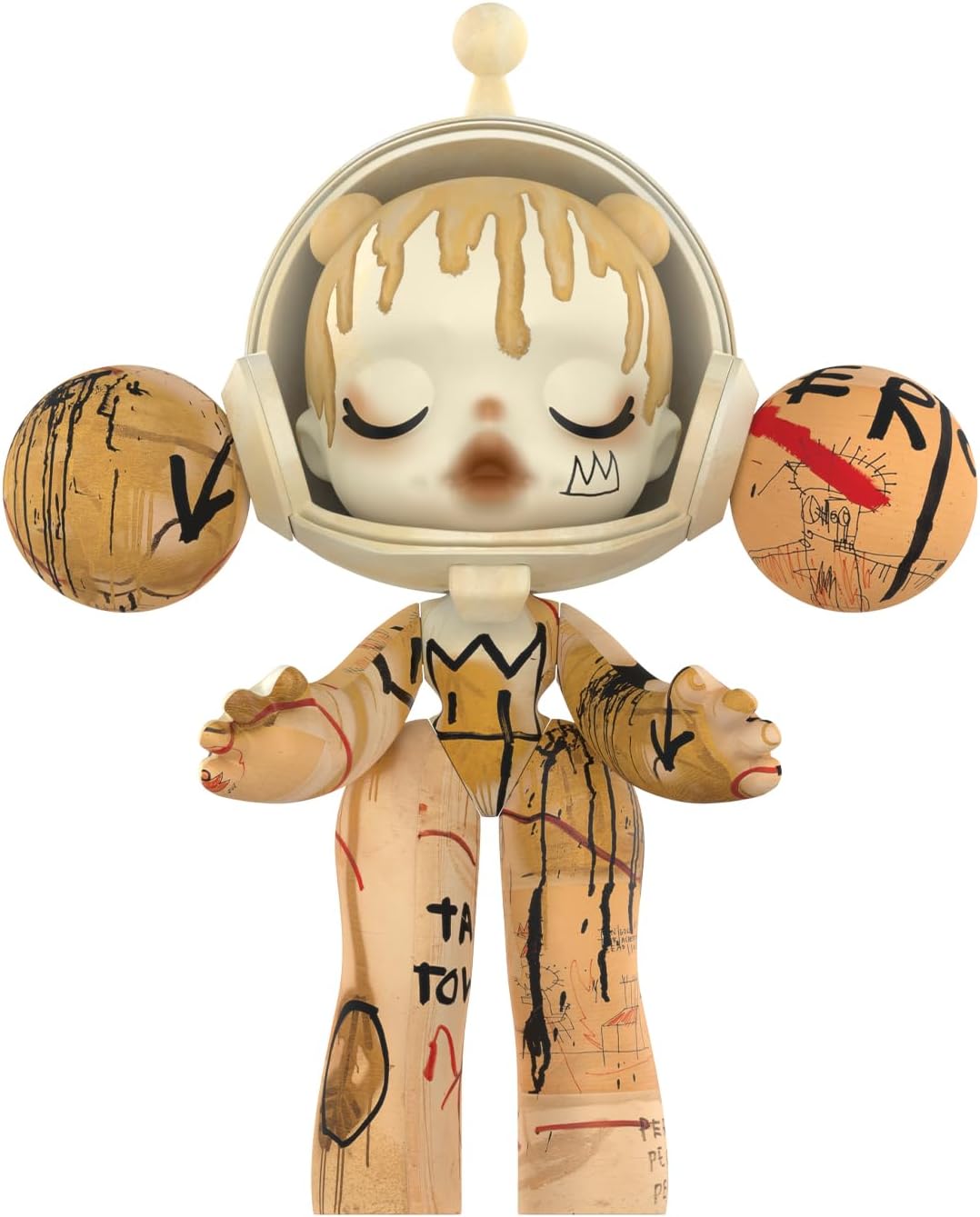 Amazon.com: POP MART MEGA SKULLPANDA 1000% Jean-Michel Basquiat 29.92 ...