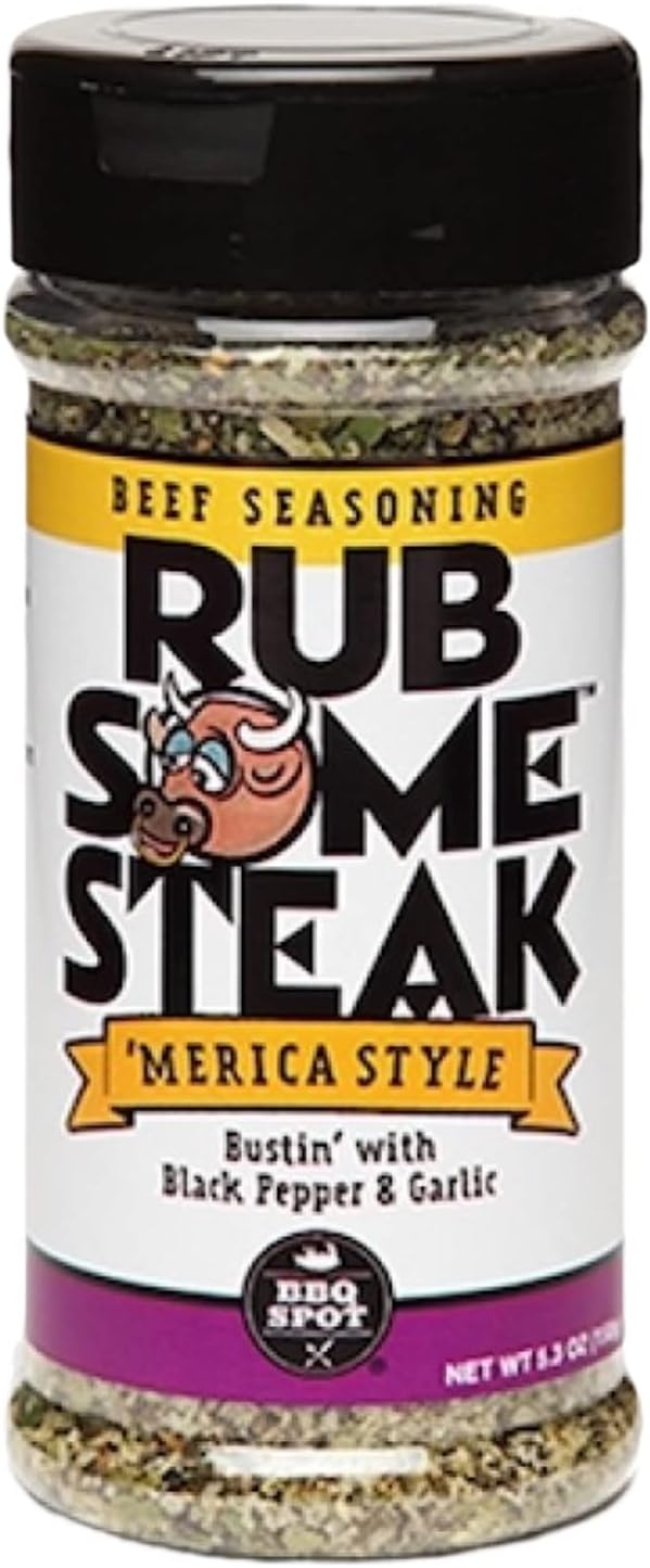 Amazon.com: BBQ Spot Rub Some Steak Black Pepper and Garlic Seasoning ...