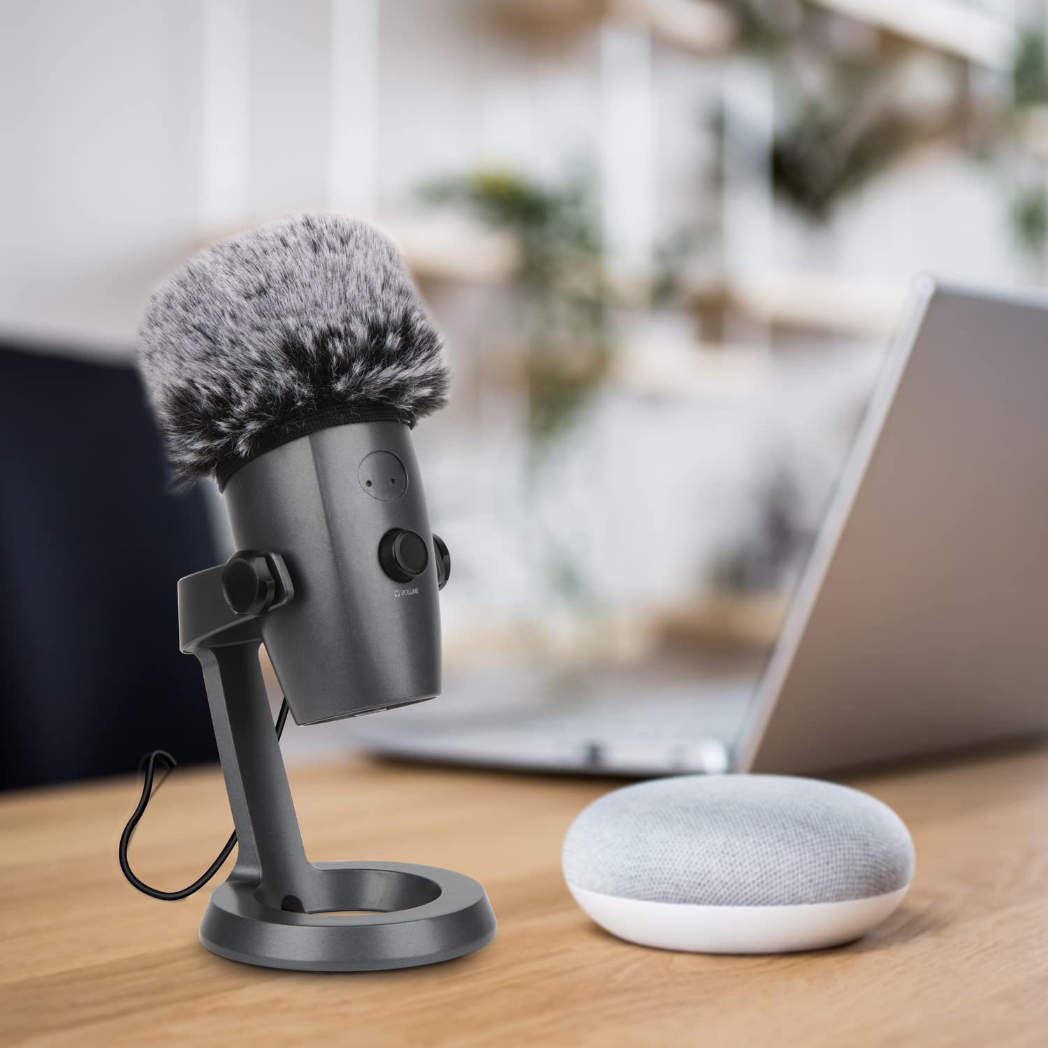 Snapklik.com : WIBOND Blue Yeti Nano Pop Filter Professional Furry ...