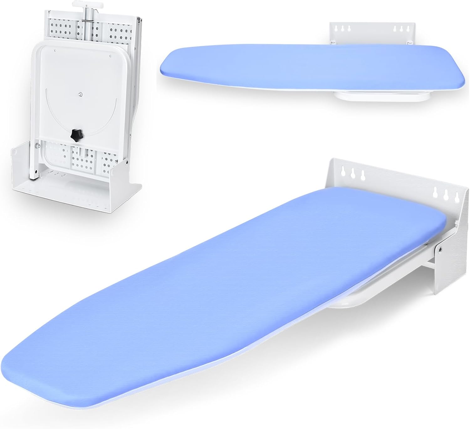 Amazon.com: Wall Mounted Ironing Board 38.7 x 12 Inch, 180° Swivel Fold ...