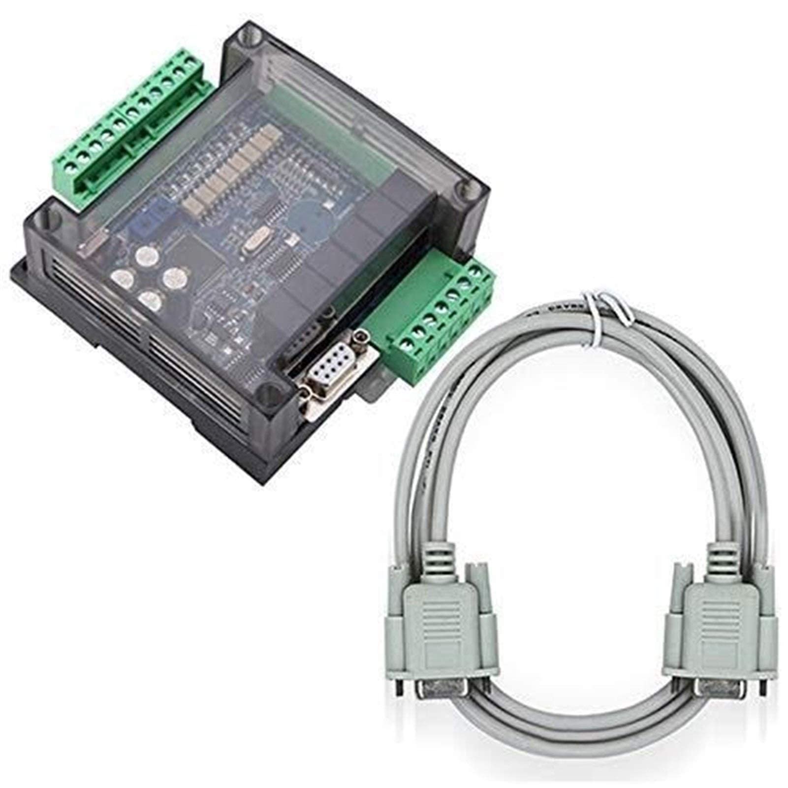 Buy YJYGR FX3U 14MR 6AD 2DA RS485 8 Input 6 Relay Output 6 Analog Input ...