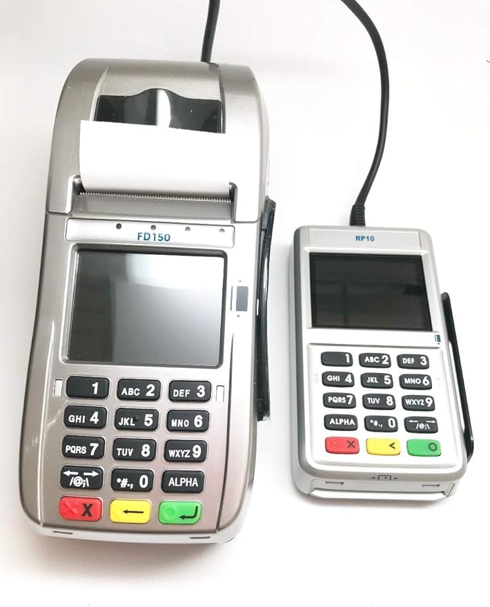 Amazon.com: First Data FD150 EMV CTLS Credit Card Terminal and RP10 PIN ...