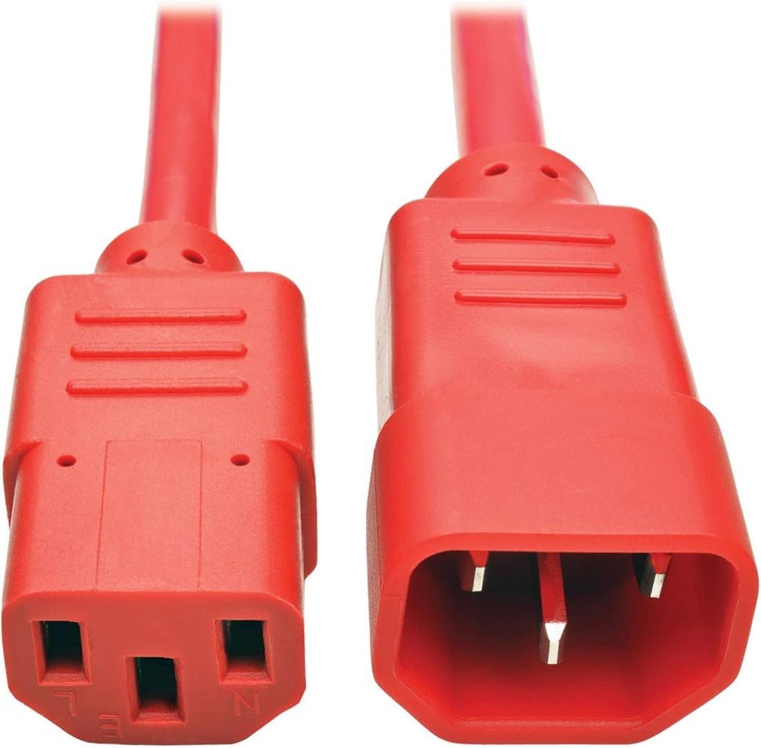 Amazon.com: Tripp Lite Standard Computer Power Extension Cord 10A ...