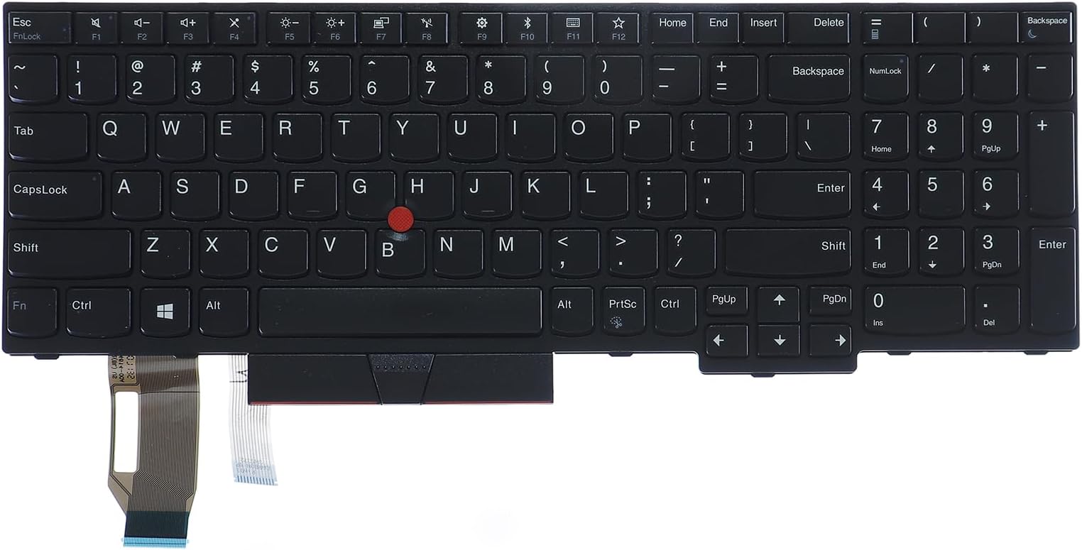 Amazon.com: AUTENS Replacement US Keyboard for Lenovo ThinkPad E580 ...