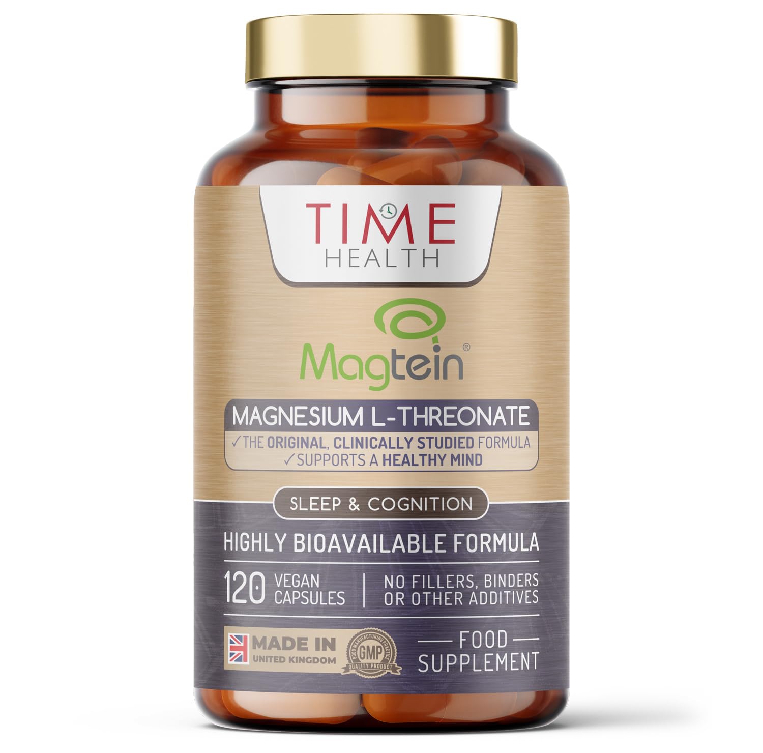 Buy Magtein® Magnesium L-Threonate – 120 s – High Strength 2100mg ...
