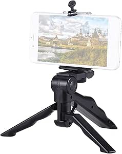 eWINNER Foldable 2 in 1 Hand Pistol type Table stand with mobile phone ...