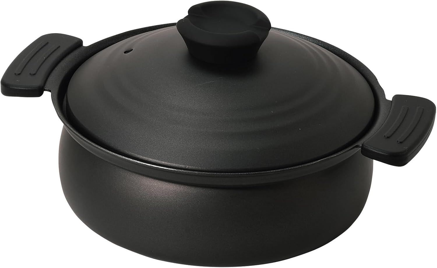 Amazon｜パール金属 軽量 土鍋風卓上鍋 18cm IH対応 ふっ素加工 ブラック HC-463｜土鍋 オンライン通販