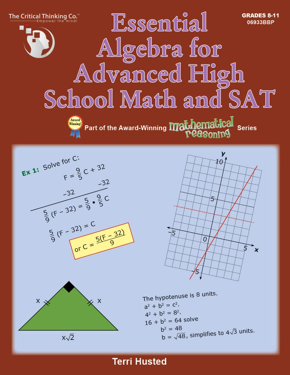 Essential Algebra for Advanced High School Math and SAT (Grades 8-11 ...