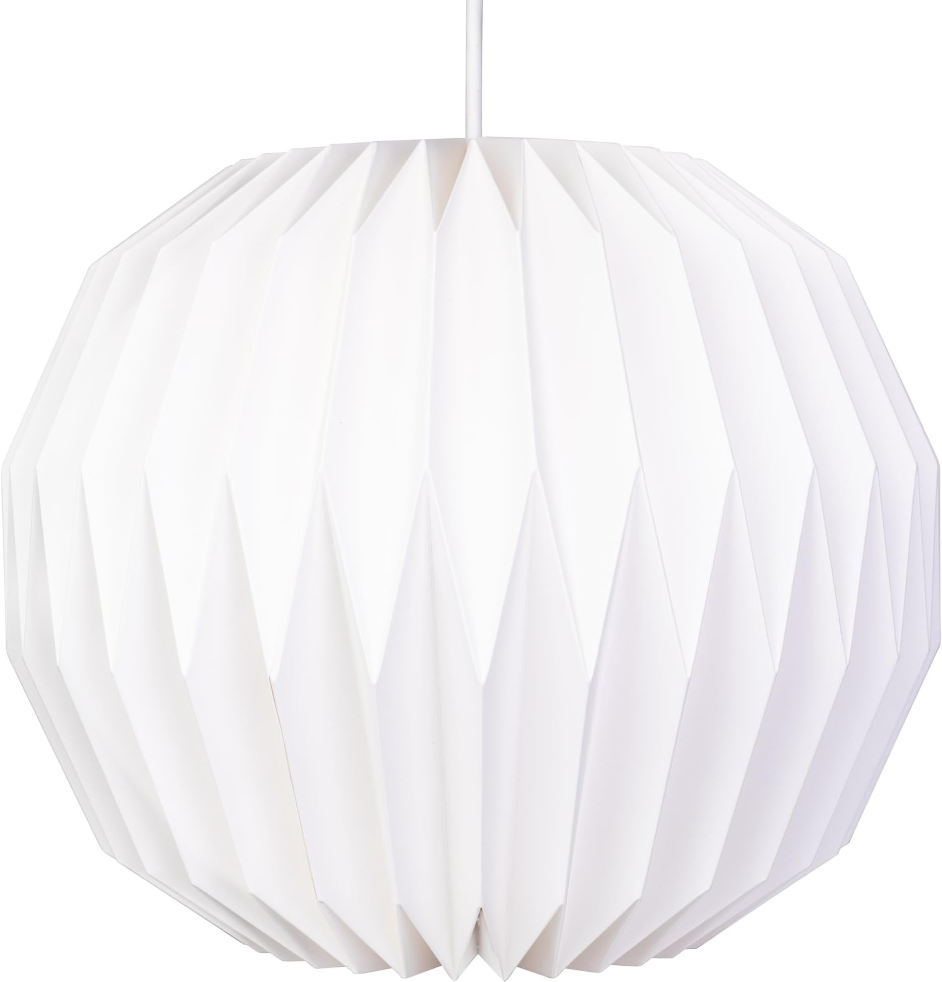 Oaks Lighting Akari Sculptured Pendant Shade, White, 430 WH : Amazon.co ...