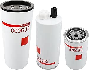 Amazon.com: LF9009 FS1003 FF5636 Oil Filter and Water Separator Fuel ...