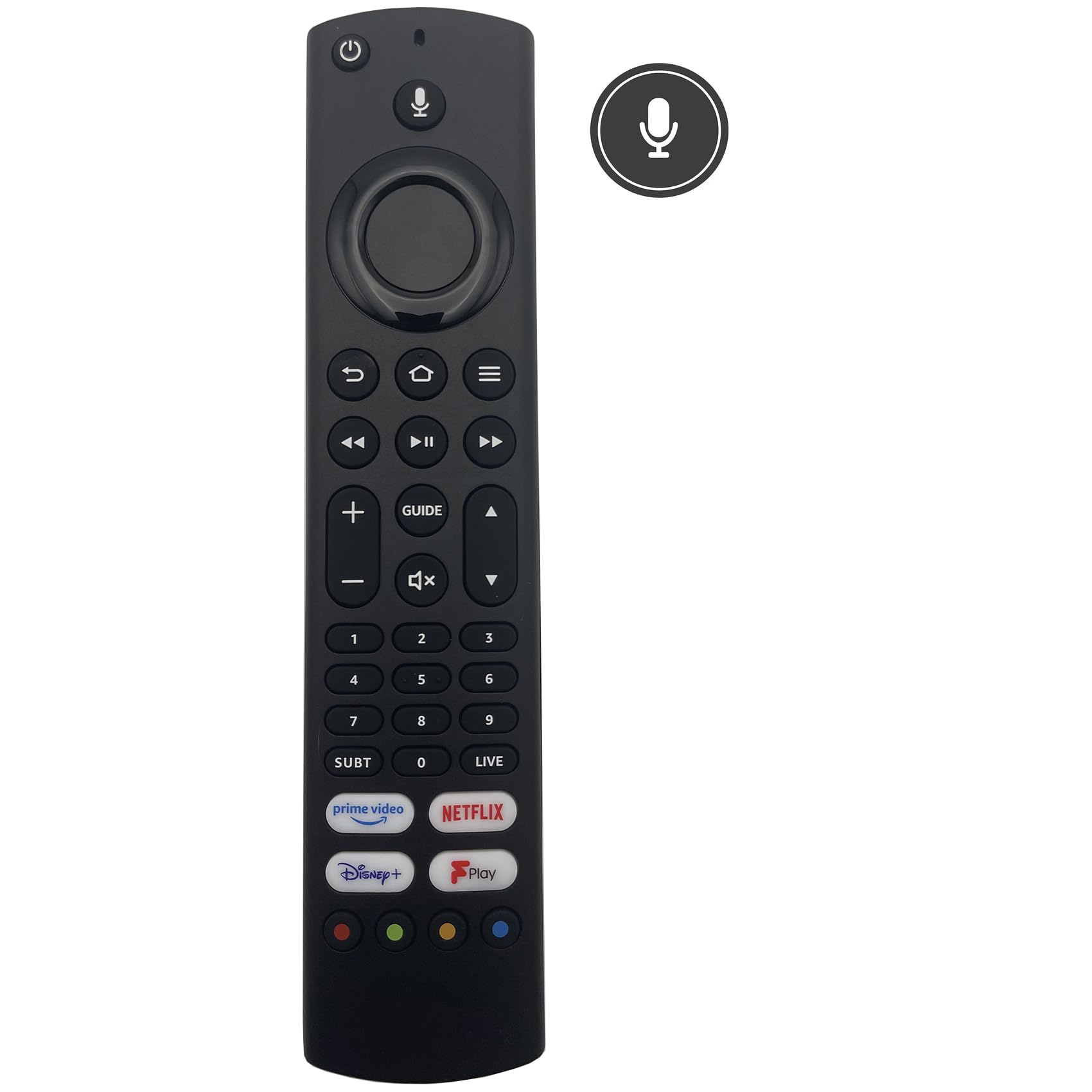 Replacement Fire RM-C3255 Remote Control fit for JVC 2022 Smart TV ...