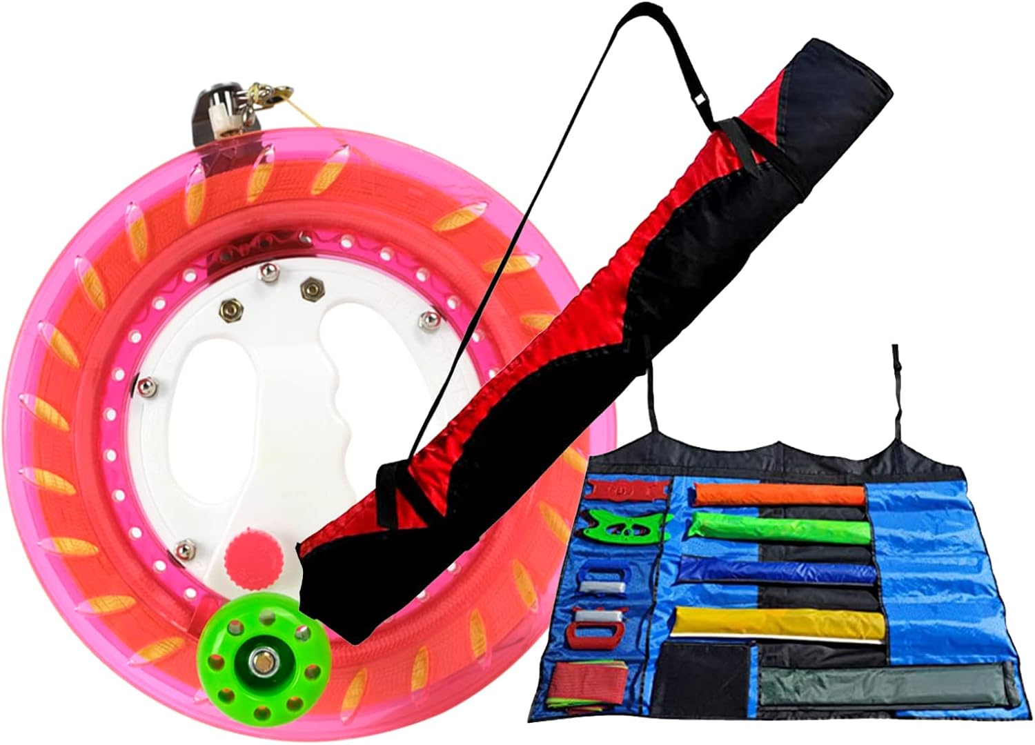 Amazon.com: Simxkai Kite String Reel & Large Stunt Kite Bag : Toys & Games