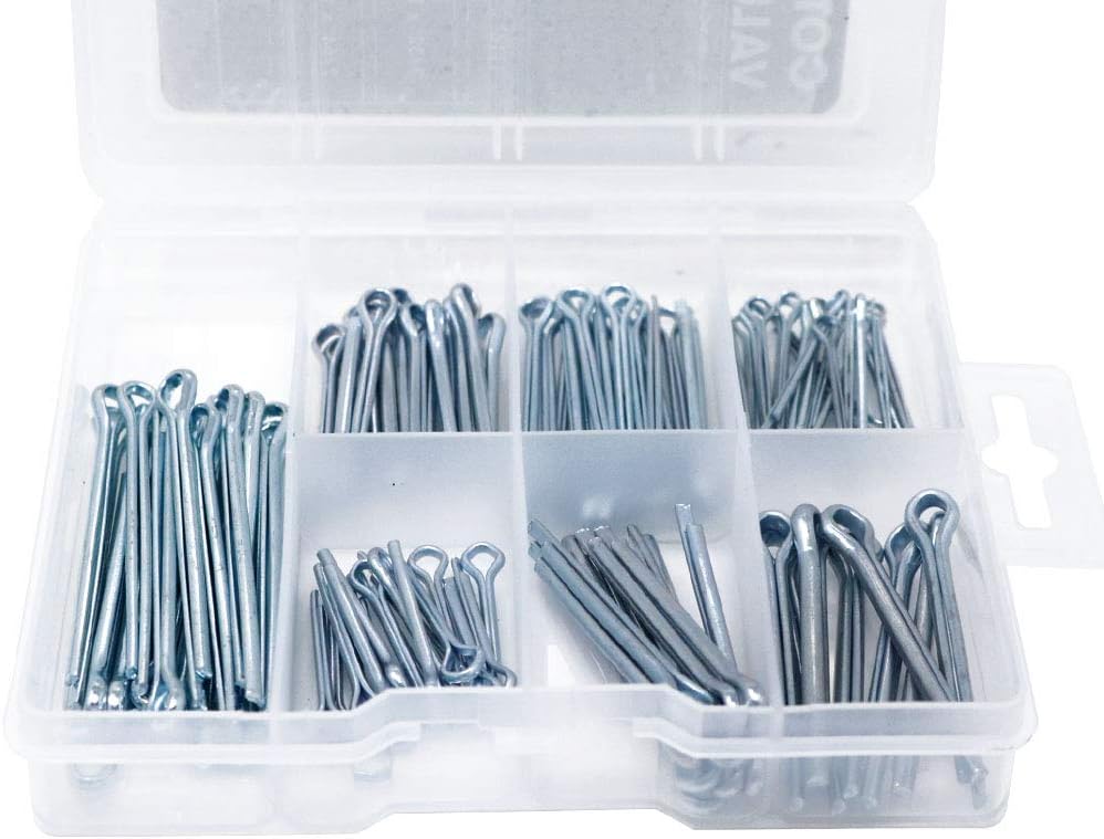 Amazon.com: Glarks 90Pcs 304 Stainless Steel Cotter Pin Clip Key ...