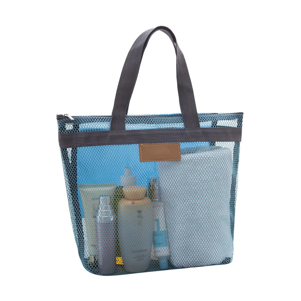 Amazon.com: Pebipoo Mesh Shower Caddy Bag, Quick Dry Portable Tote Bag ...