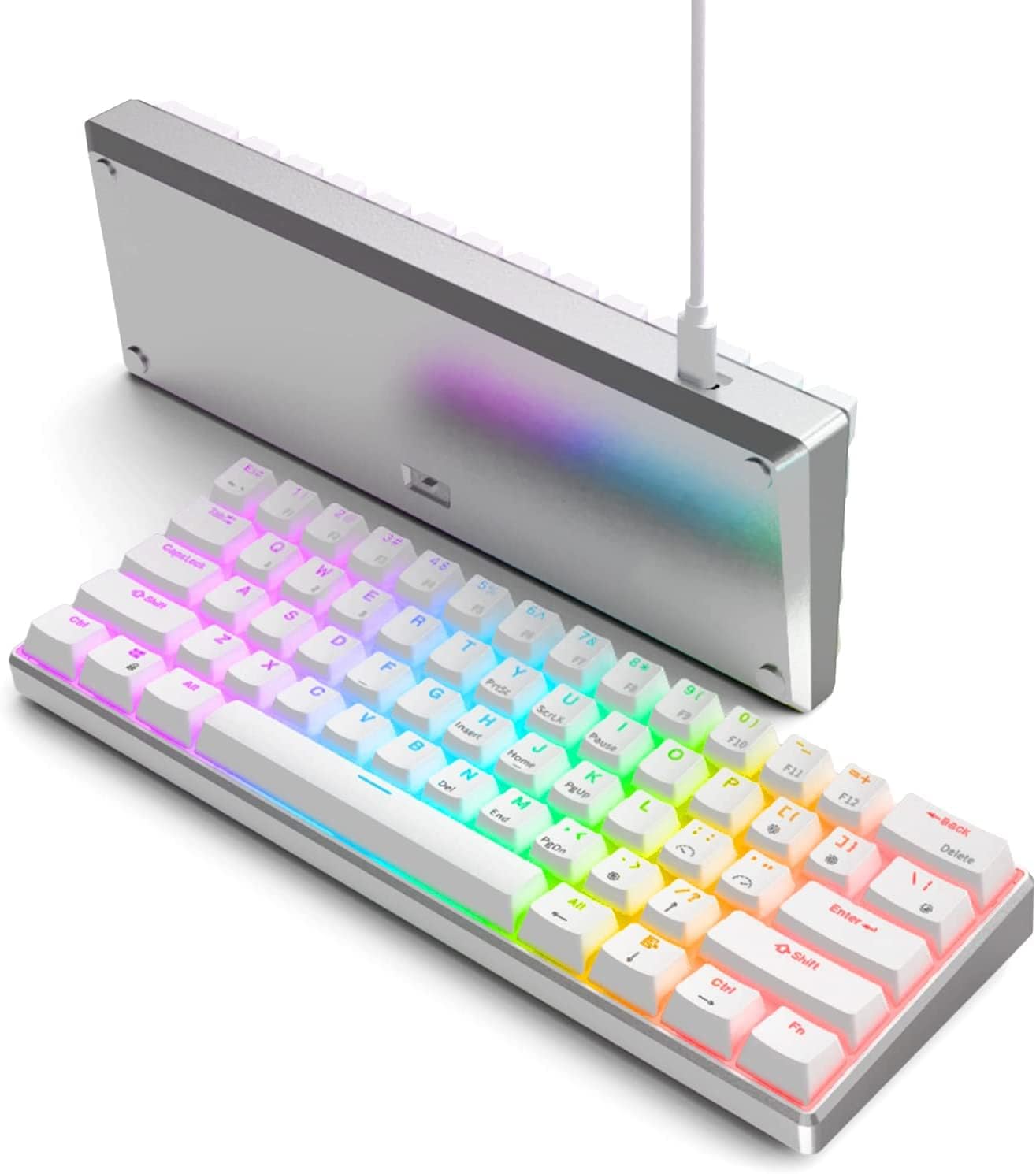 Amazon.com: RK ROYAL KLUDGE 61% Mechanical Keyboard RK61 Pro, Wireless ...
