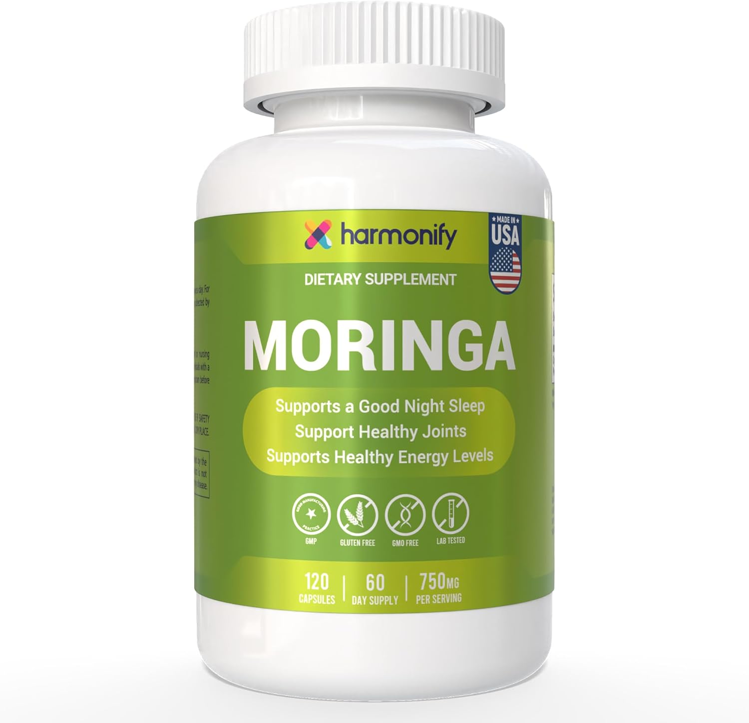 Amazon.com: HARMONIFY Moringa Capsules - Pure Moringa Powder Supports, Joint Comfort & Healthy ...