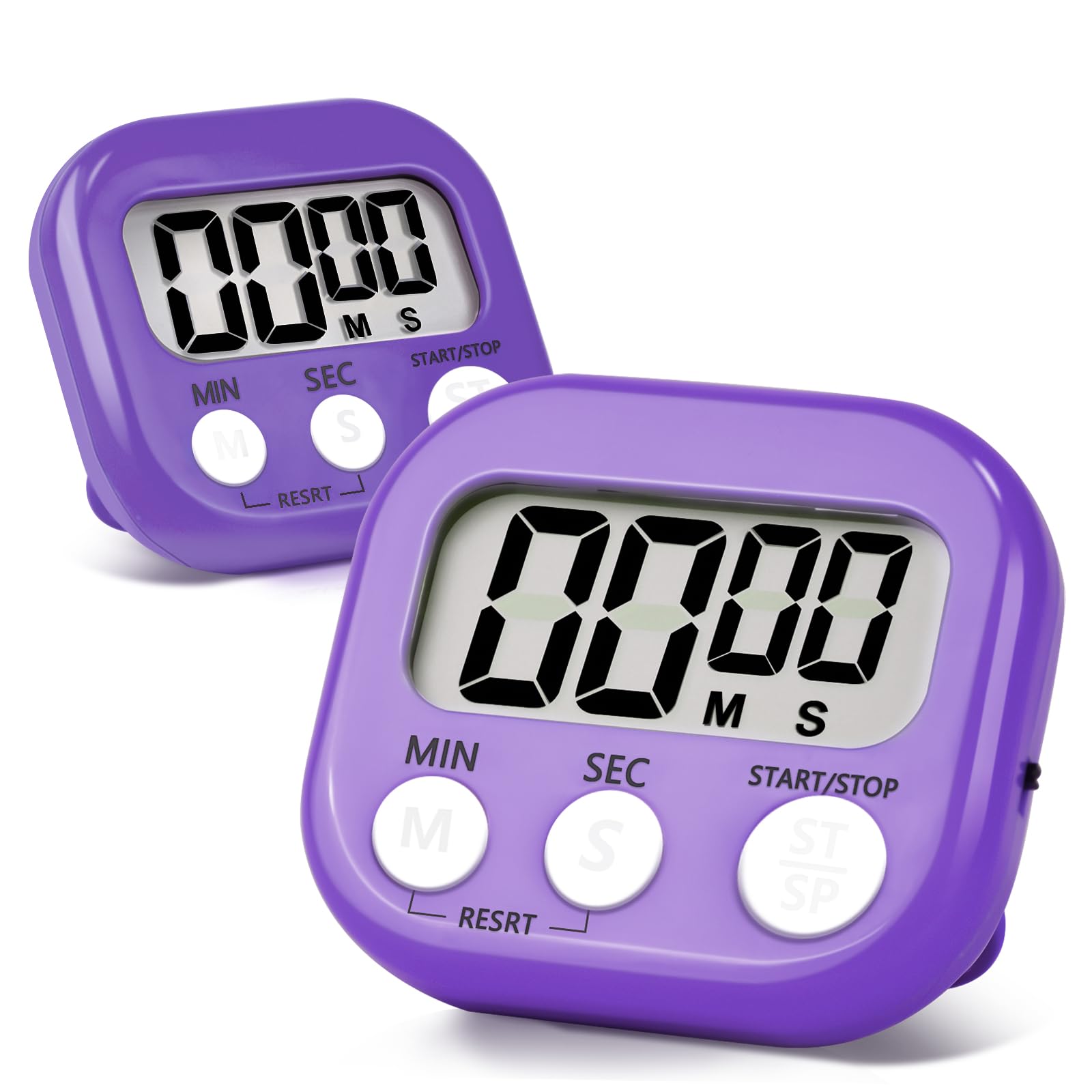 Amazon.com: Timers 2 Pack Digital Kitchen Timer Magnetic Digital Timer ...