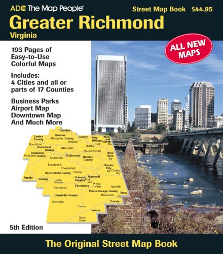 ADC The Map People Greater Richmond, Virginia: Street Map Book ...