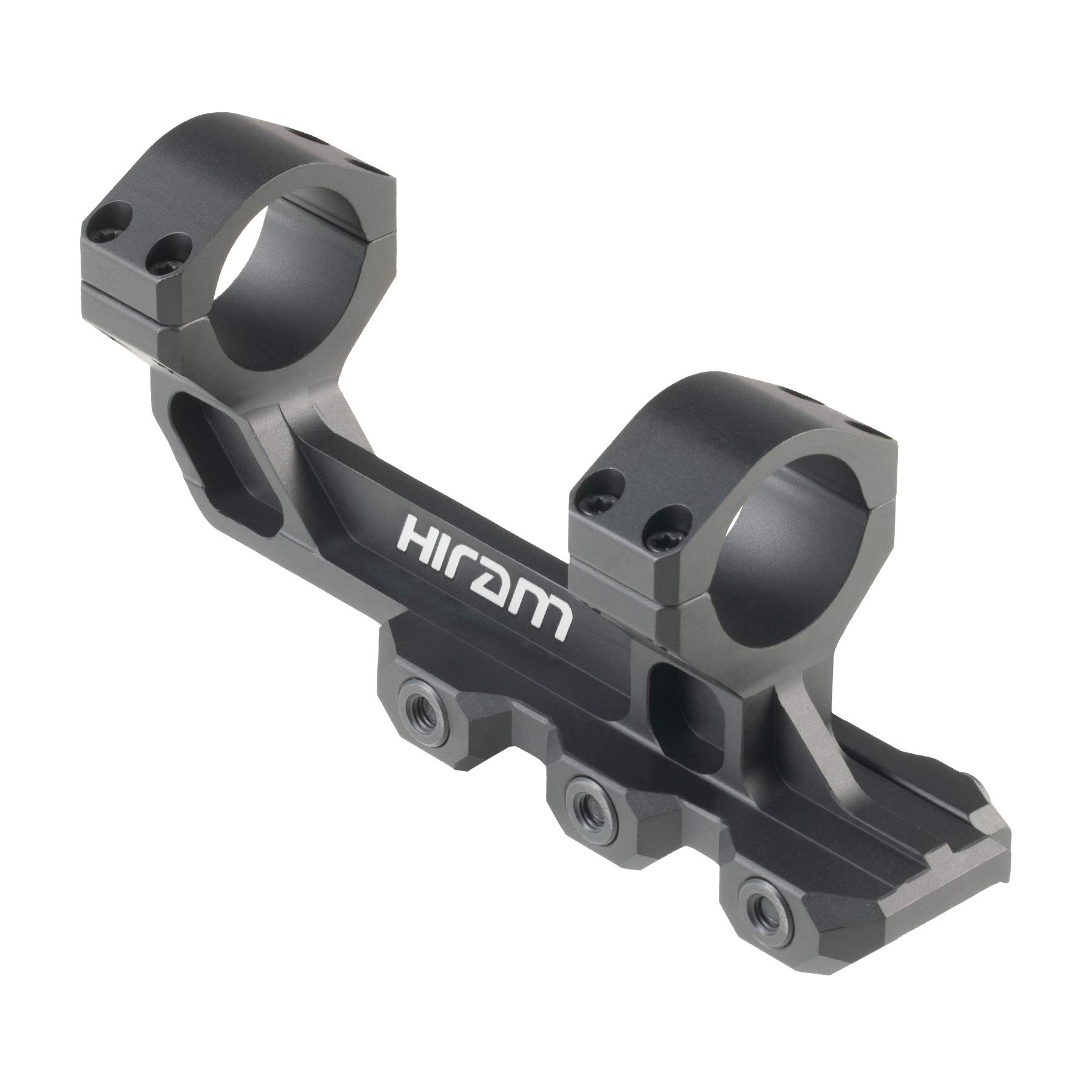 Snapklik.com : Hiram 30mm Dual Ring Offset Cantilever Scope Mount