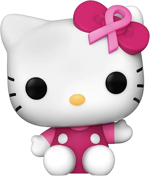 Amazon.com: Funko Pop! Hello Kitty BCRF Breast Cancer Research ...