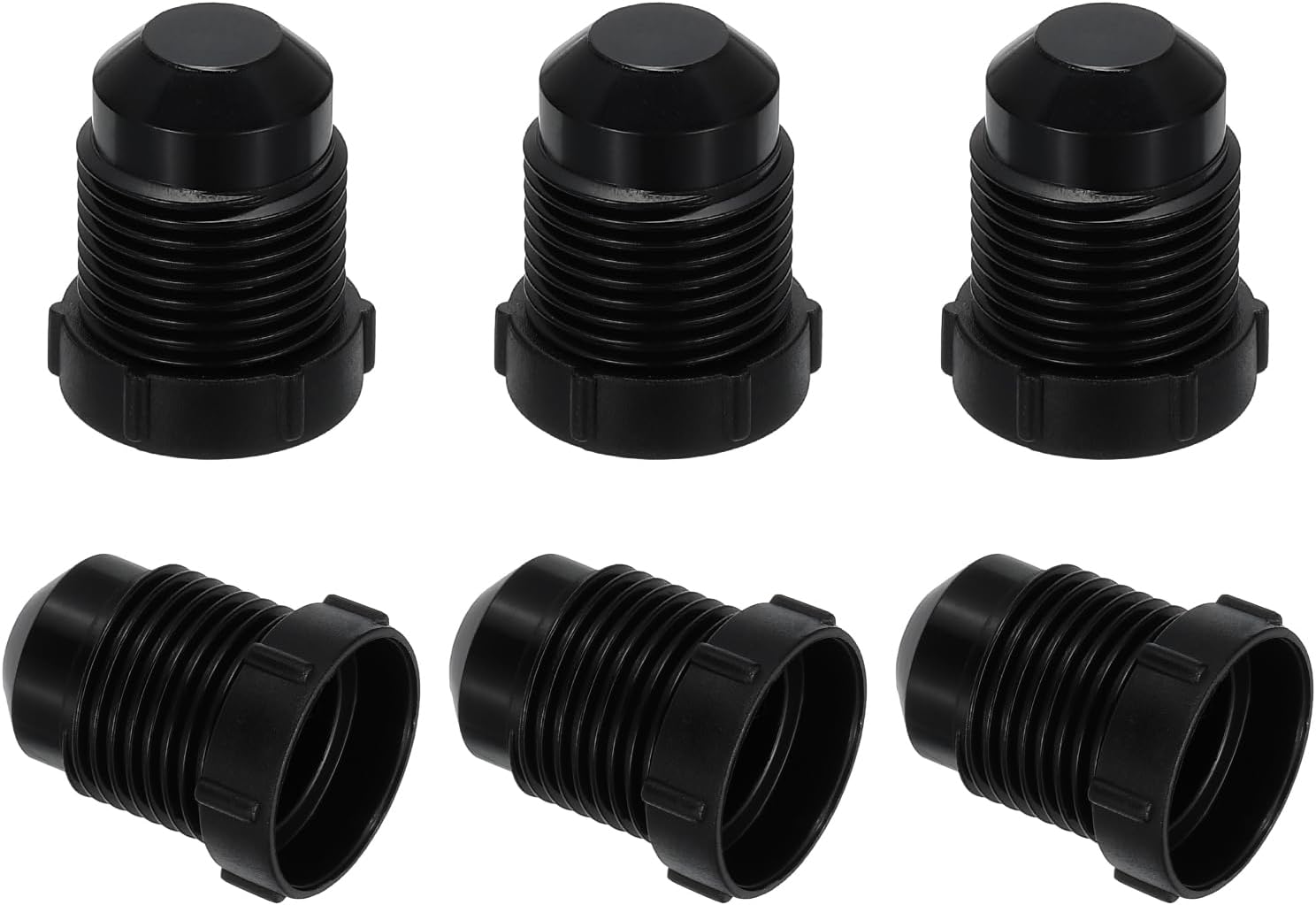 Amazon.com: PATIKIL 5/8" Plastic Threaded Plug, 12 Pack 7/8-14UNF Male ...