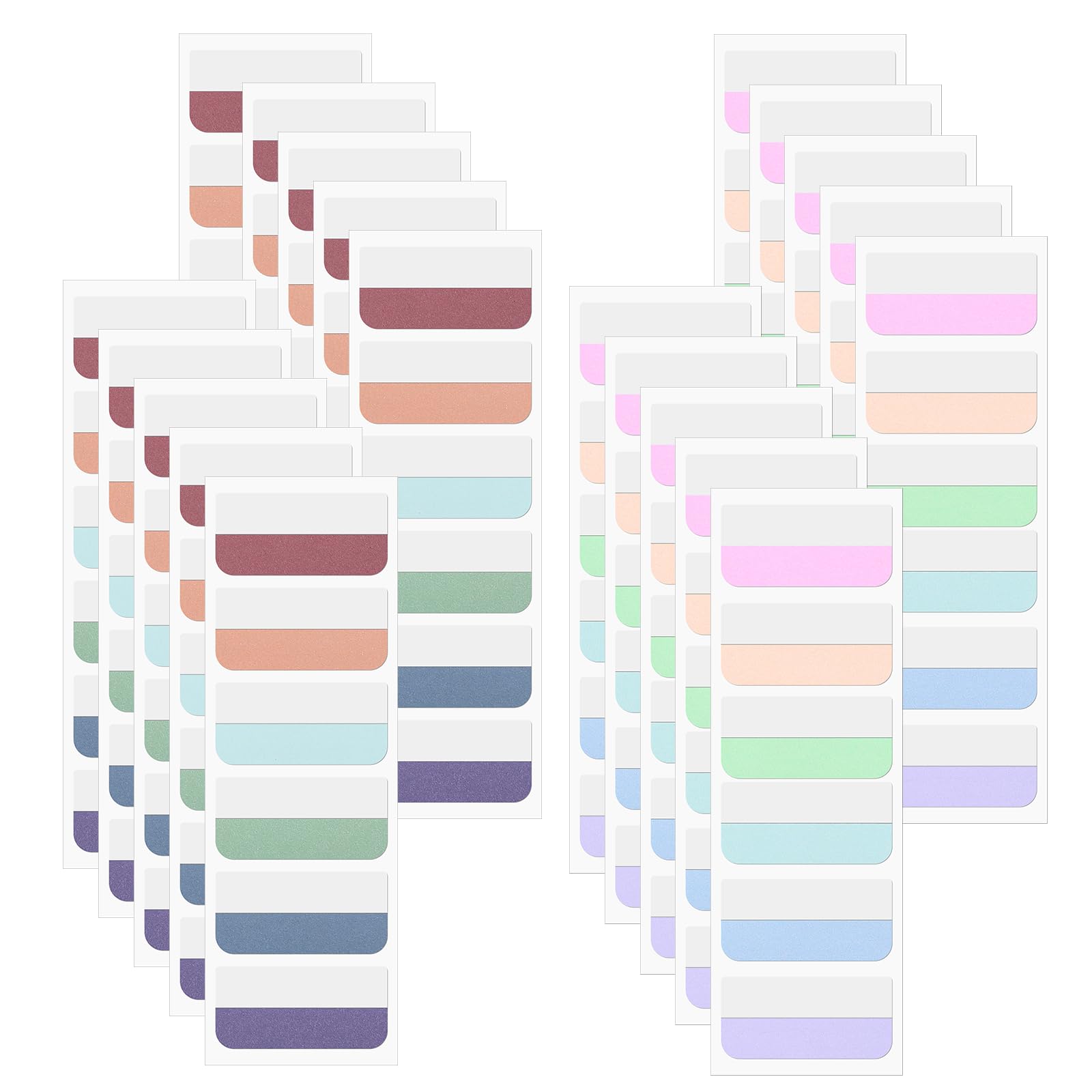 Amazon.com : 120 Pcs Colored Book Sticky Index Tabs Dividers ...