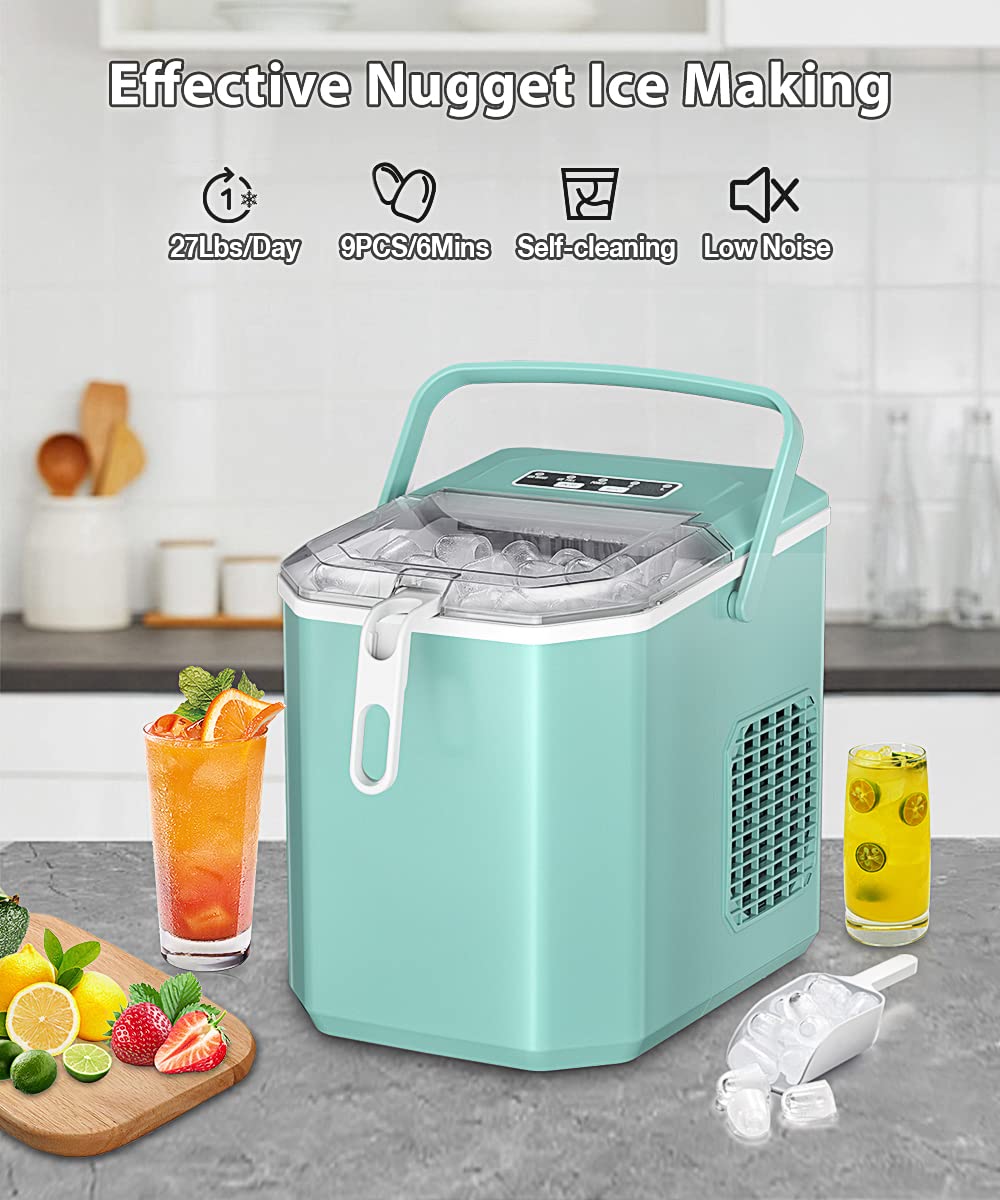 Snapklik.com : COWSAR Ice Makers Countertop, Ice Maker Machine 6 Mins/9 ...