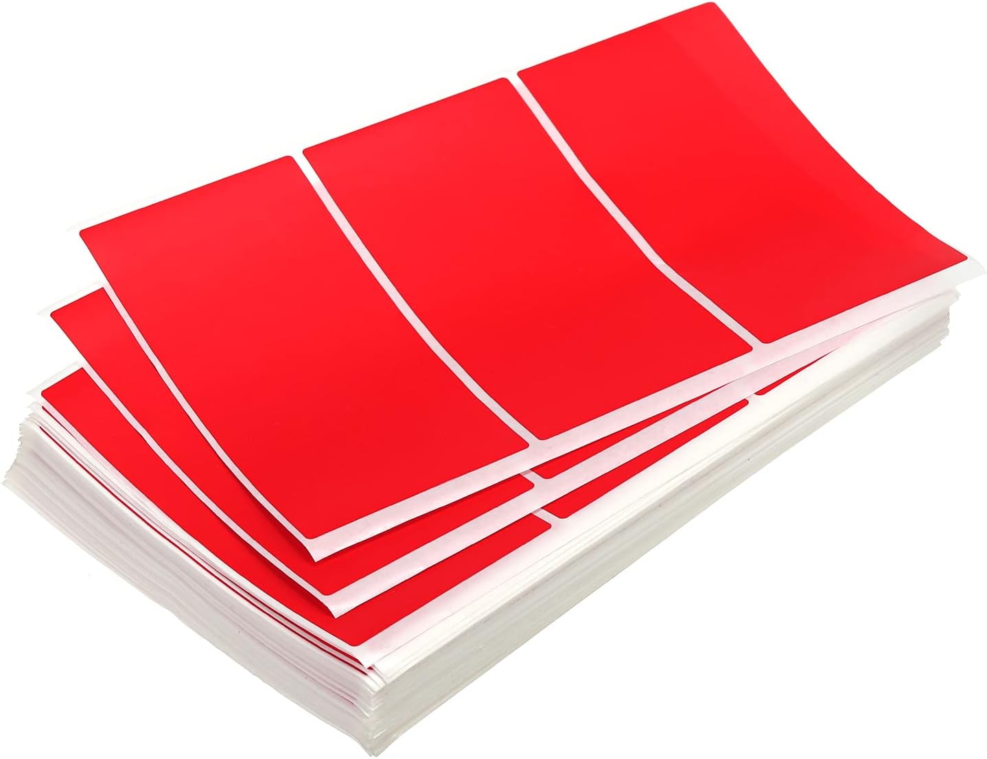 sourcing map Colored Rectangle Stickers, 300 Labels Color Code Sticker ...