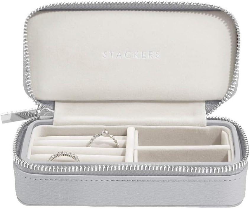 Stackers Pebble Grey Medium Travel Jewellery Box – BigaMart