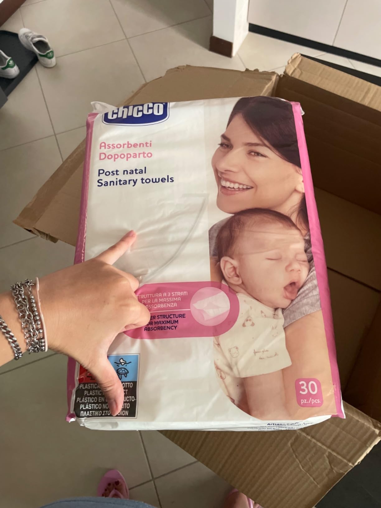 Chicco Assorbenti Post-Parto Con 3 Strati, Garantisce Massima ...
