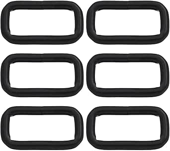 Amazon.com: BIKICOCO Metal Rectangle Ring Buckles Square Strap Webbing ...