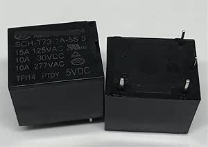 Amazon.com: AOKLEY SCH-T73-1A-5S 5 (T73-1A-5V) Relay 4pins 1Pcs : Industrial & Scientific