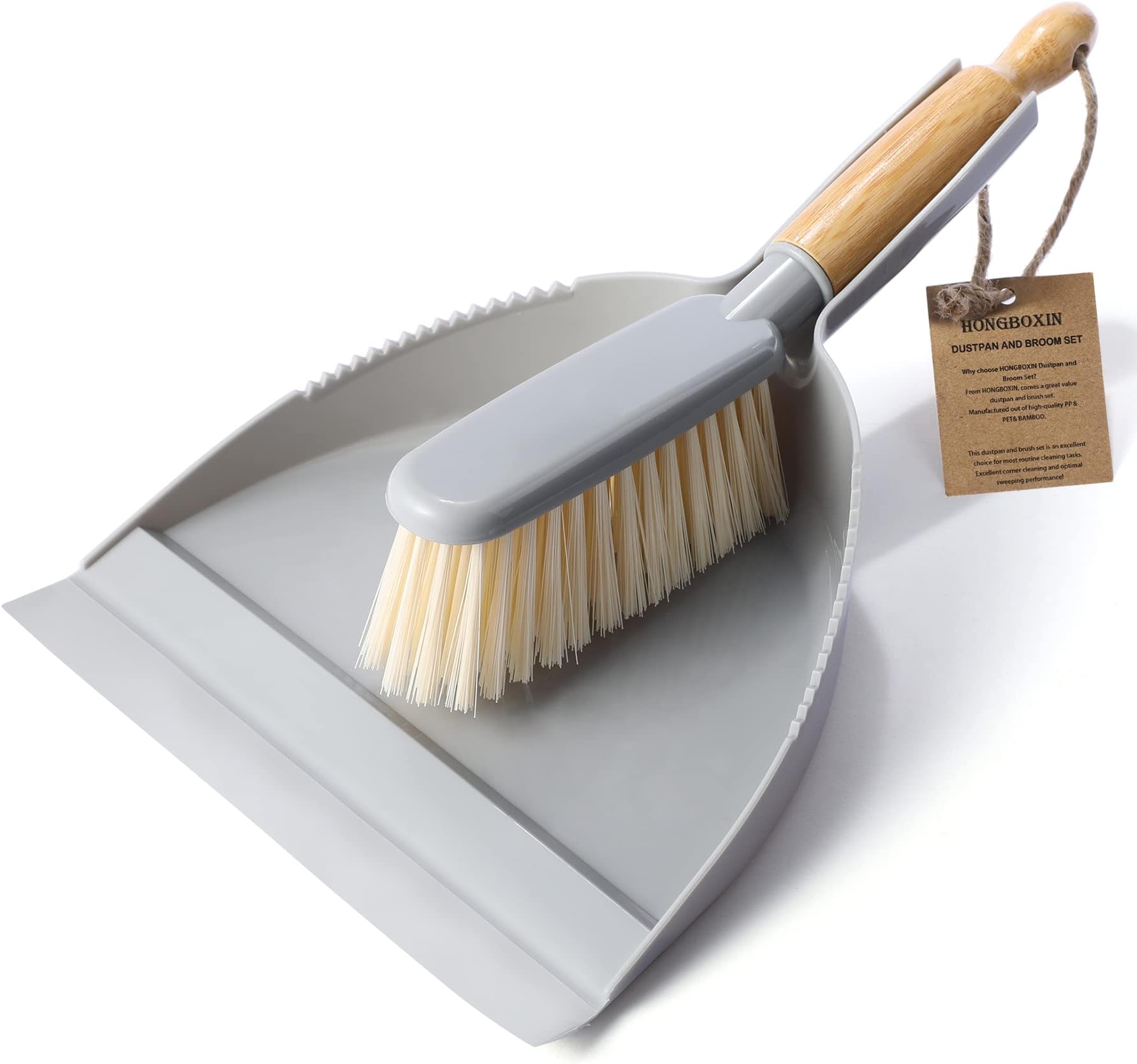 Amazon.com: HONGBOXIN Small Dustpan and Brush Set, Mini Broom and ...