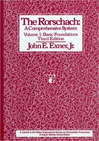 Amazon.com: The Rorschach, 3 Volume Set (Set consists of Vol. 1 3rd ...