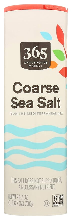 Amazon.com : 365 by Whole Foods Market, Sea Salt Coarse, 24.7 Ounce ...
