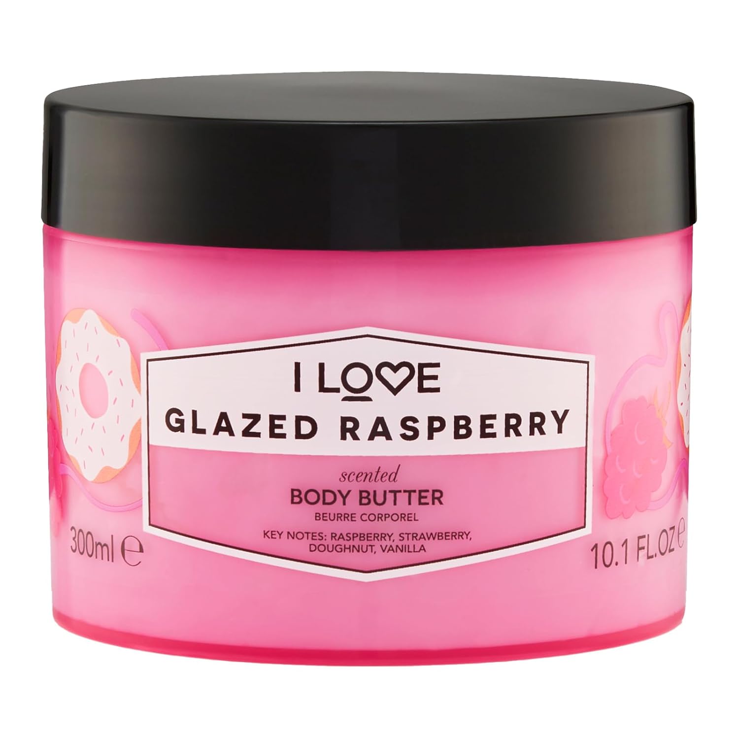 Amazon.com: I Love Glazed Raspberry Scented Body Butter - Hydrating ...