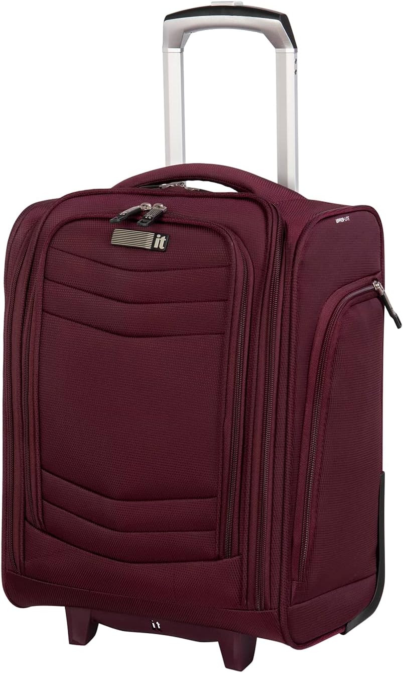 Amazon.com | it luggage Intrepid 17" Softside 2 Wheel Underseater, Dark ...