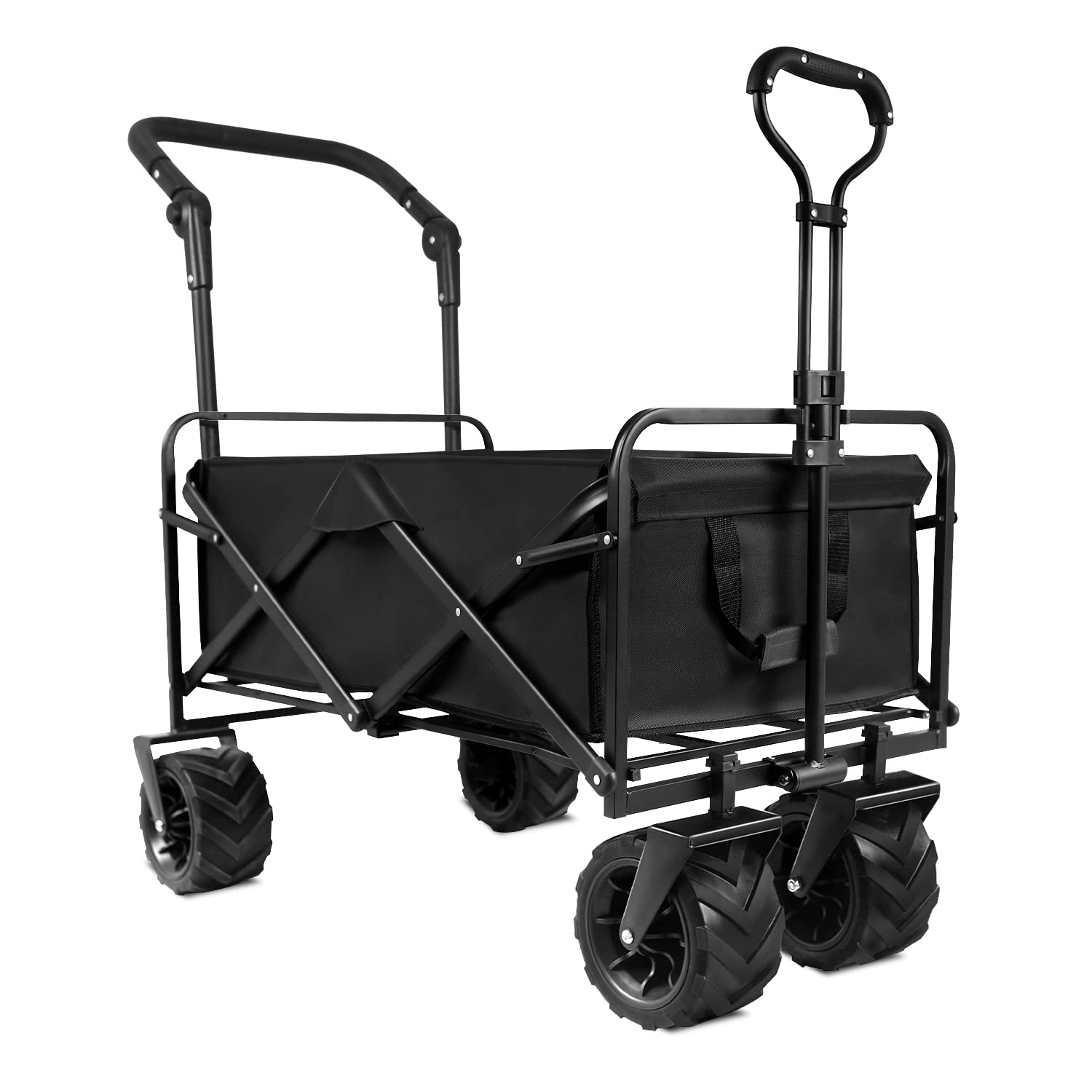 Buy Patio Watcher Collapsible Folding Utility Push Pull Wagon Cart ...