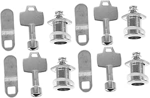 Amazon.com: Kisangel 4 Sets Trash Can Lock Lockable Digital Lock ...