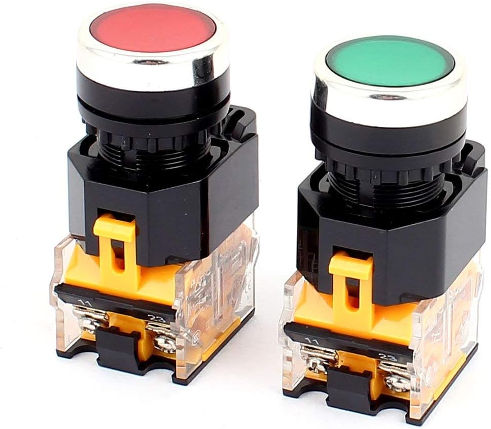 Microtail 2 Way NO/NC Both Contact Start And Stop Push Button Switch ...